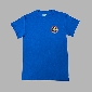 Men's Royal Blue T-shirt with Full Color AAAA Logo - SMALL